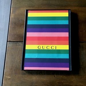 Gucci | Accessories | Rainbow Pride Gucci Shopping Bag In Frame | Poshmark